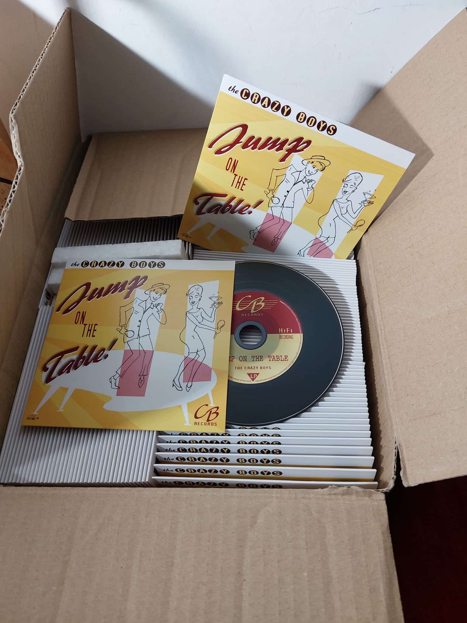 Jump on the table – unsere neue CD – Crazy Boys